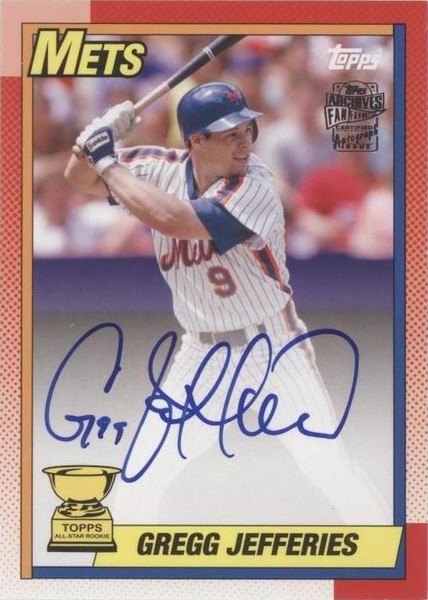 2013 Topps Archives - Fan Favorites Autographs #FFA-GJ Gregg Jefferies ...