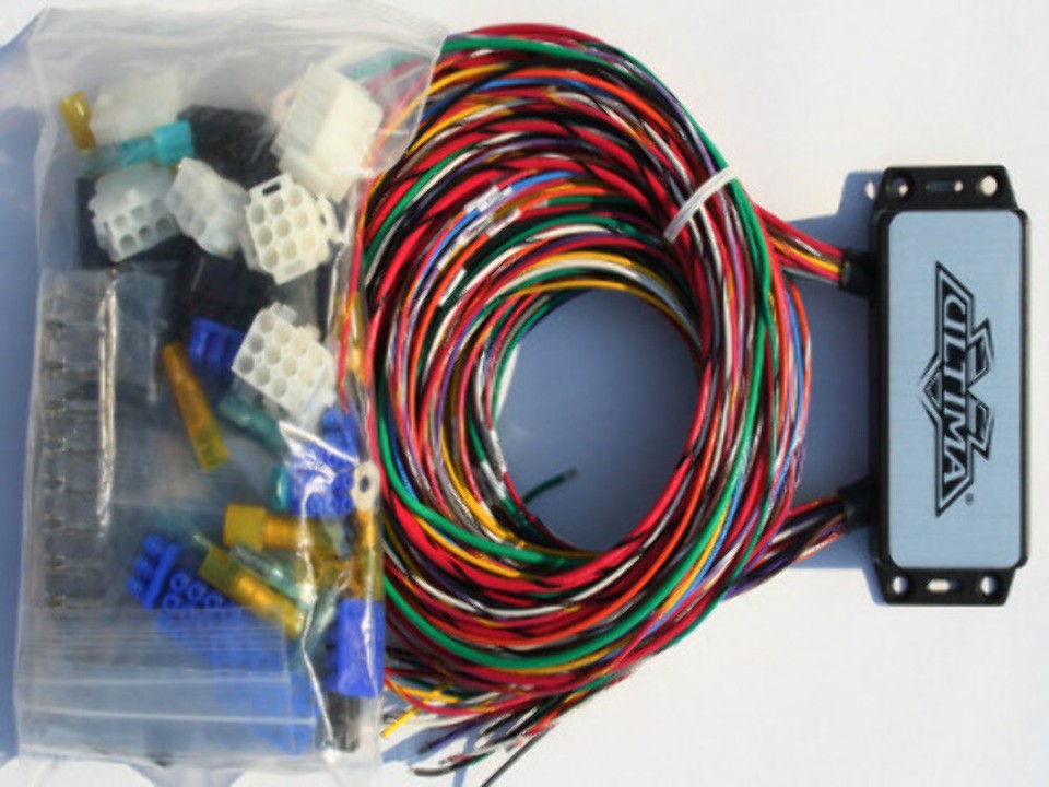 ULTIMA 18-533 COMPLETE PLUS ELECTRONIC WIRING SYSTEM FOR HARLEY CUSTOM ...