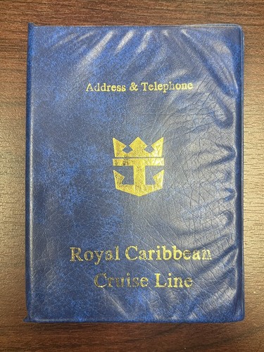Address/Telephone Book ROYAL CARIBBEAN Cruise Line VINTAGE Phone Fast ...