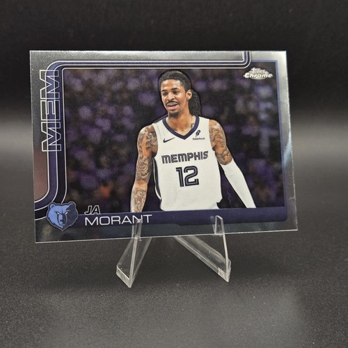 2025-26 Topps Chrome Ja Morant Horizontal Variation #158 Memphis ...