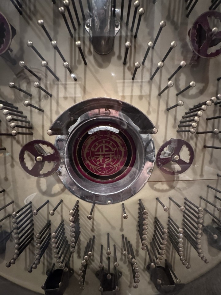 Vintage pachinko machine - Masamura Shokai 15 with hand crank ball lift ...