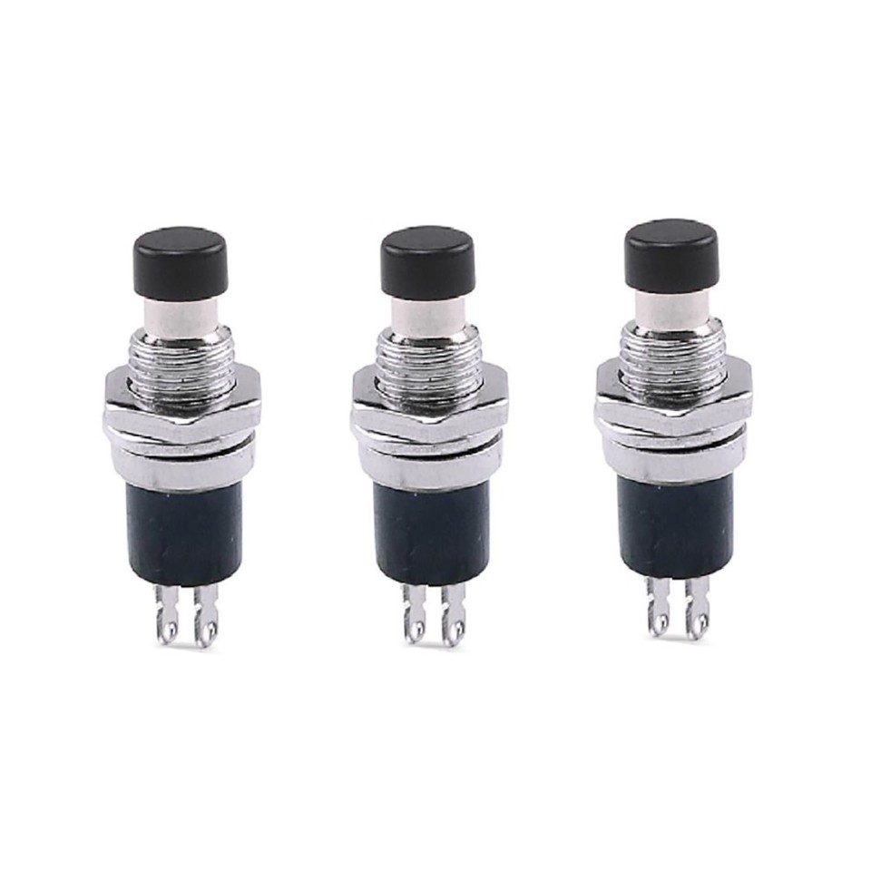 Convenient Pack of 3 Momentary Push Button Switches for DIY and ...