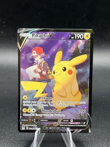 Pikachu V 2022 Sword & Shield: Lost Origin #TG16/TG30 Holo (Trainer ...