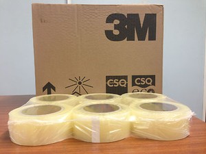 12 ROLLS 3M SCOTCH 48 mm x 132 m 'DOUBLE LENGTH' CLEAR PACKING TAPE ...