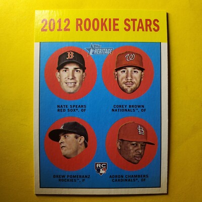 ADRON CHAMBERS - COREY BROWN - POMERANZ - SPEARS ROOKIE #321 2012 TOPPS ...
