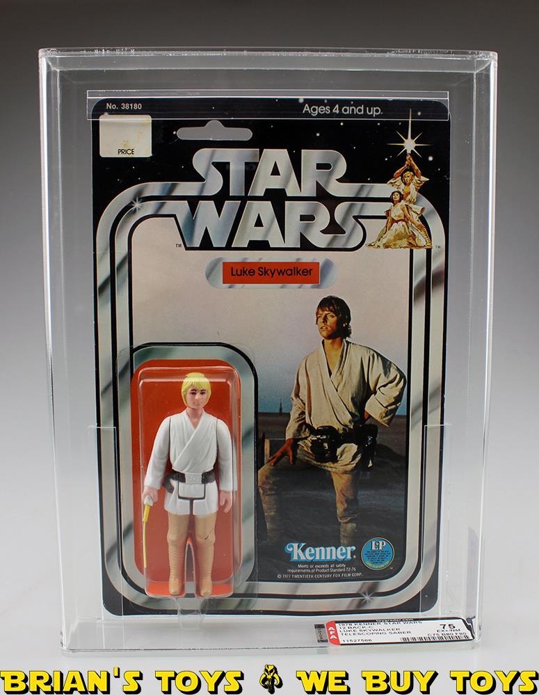 Vintage Kenner RARE! Star Wars 12 Back C Luke Skywalker Telescoping ...