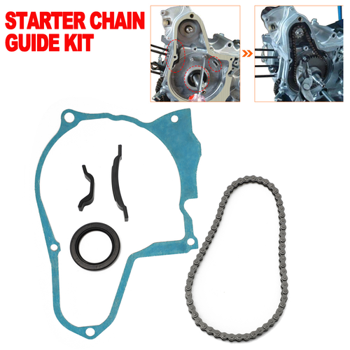 For Chinese 50cc 70 90 110 125cc 4 Stroke ATV Dirt Bike Starter Chain ...