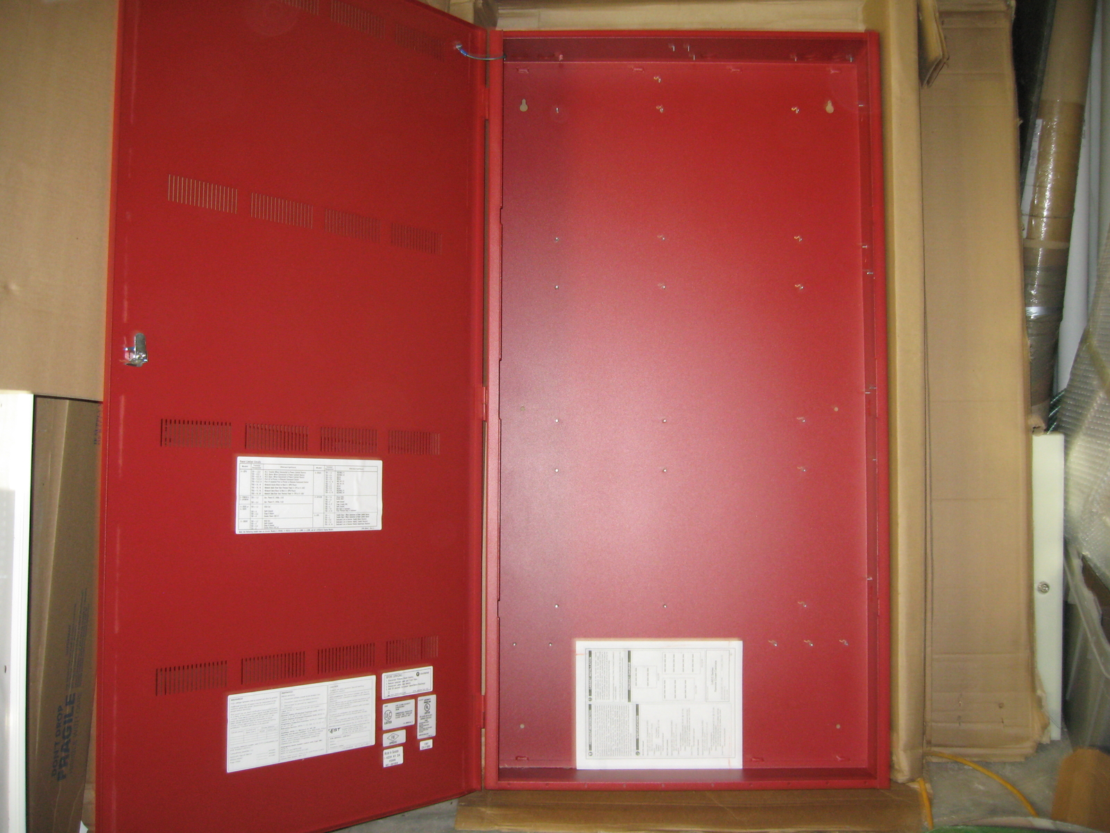 Edwards Est Ge 3-rcc21r Fire Alarm Red Remote Closet Enclosure | eBay