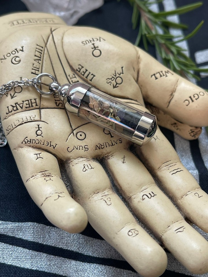 Protection Charm Necklace-Witchcraft-Wicca-Protection Amulet-Witchcraft ...