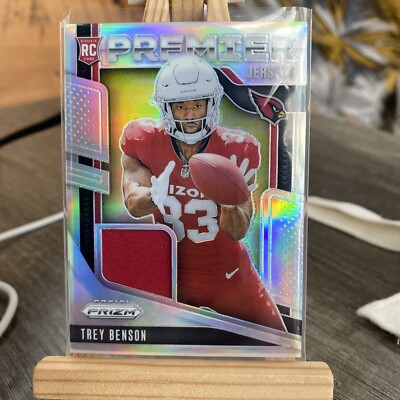 2024 Prizm Football Trey Benson # PJ-TBN Rookie Premier Jersey Arizona ...
