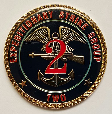 USMC USN Expeditionary Strike Group Two Panamax 2" Coin | eBay
