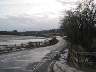 Photo 6x4 Road leading to Wark Sports Ground Wark/NY8677 c2009 | eBay UK