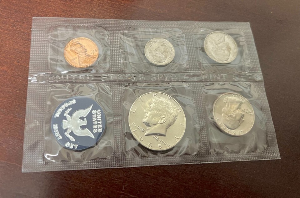1965 SMS United States Special Mint Set in Original Packaging, 40% ...