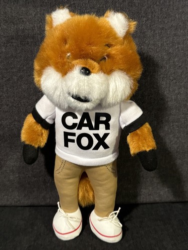 CAR FAX CAR FOX 10" Plush Doll Show Me The Car Fax Stuffed Animal ...