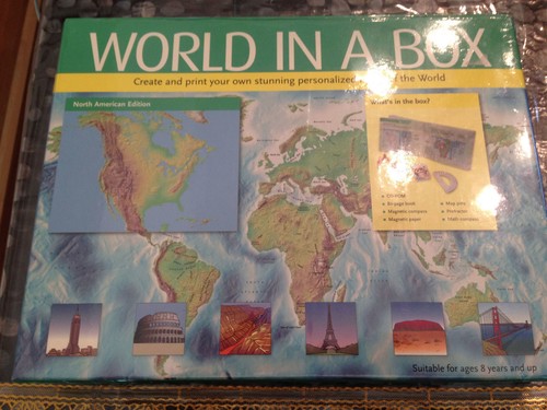 World In a Box - Brand New / Sealed - Create & print your own maps of ...