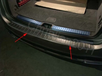 Rear Door Sill Protector Bumper Cover Trim for 2020 Mercedes-Benz GLE ...
