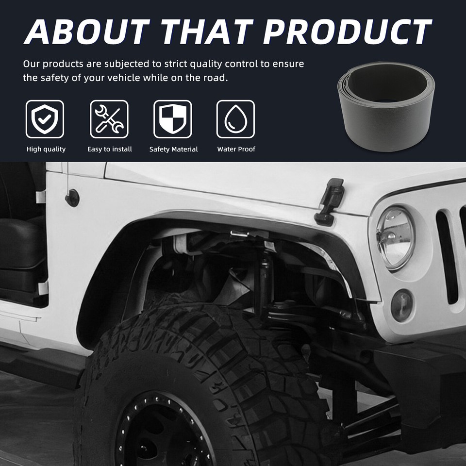 4pcs Fender Flares Flexible Extra Wide Wheel Arch Body Kit For Nissan ...