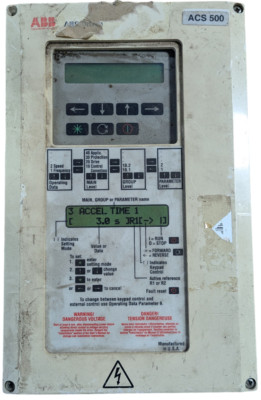 ABB ACS 500 ABB Drives ACS 501-003-4-00P2 3HP Constant/ 5HP Variable ...