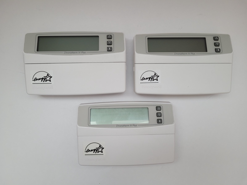 Lot of 3 Honeywell Chronotherm IV Plus Programmable Thermostats ...