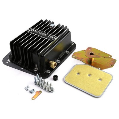 Speedmaster PCE221.1022, Ford C4 Aluminum Finned Transmission Pan ...