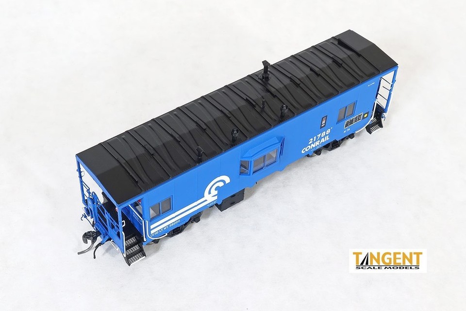 Tangent HO Scale ~ N7 Class Steel Bay Window Caboose ~ Conrail #21788 ...