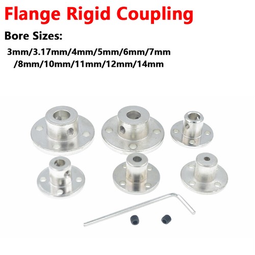 Flange Rigid Shaft Coupling Coupler collar Clamp bracket Motor joint ...