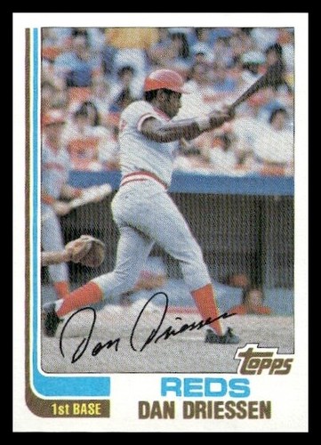 1982 Topps #785 Dan Driessen Cincinnati Reds Baseball card | eBay