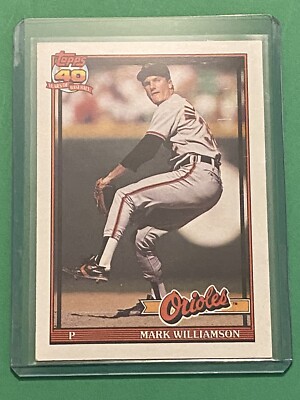 1991 Topps - #296 Mark Williamson Baltimore Orioles | eBay