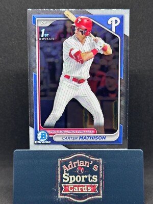 2024 Bowman Draft - Chrome #BDC-127 Carter Mathis (RC) | eBay