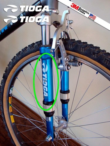 Tioga Aviator Tomac Yeti mtb fork X2 decal sticker stickers sticker ステッ ...