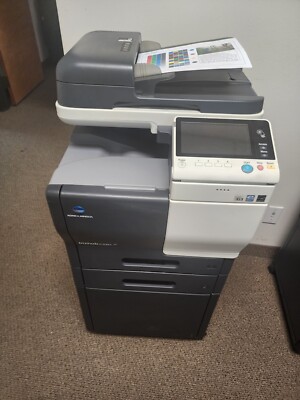Konica Minolta Bizhub C3351 Color Copier Printer Scanner WITH 2 TRAYS ...