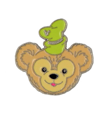 Duffy The Bear Head Wearing Goofy Hat Individual Disney Park Trading ...