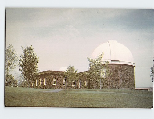 Postcard Van Vleck Observatory, Wesleyan University, Middletown ...