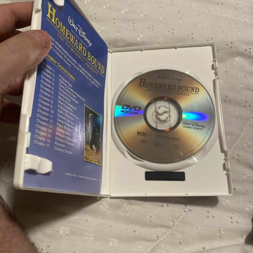 Homeward Bound: The Incredible Journey (DVD, 1993) Ships Fast Same Day ...