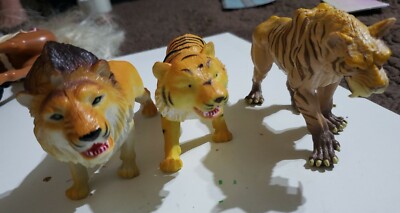 LOT Boley Nature World 7” Plastic Wild Jungle Animal's Toy Vtg . | eBay