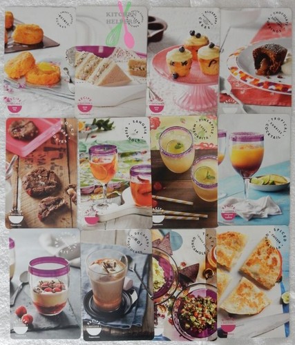 Tupperware Recipe Cards x All 12 Cards - Brand New - Paper Code 2015 ...