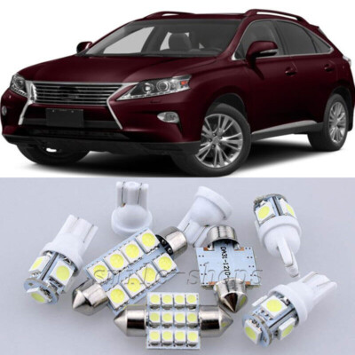 20Pcs Xenon White LED Interior Light Package Kit for Lexus Rx350 Rx450 ...