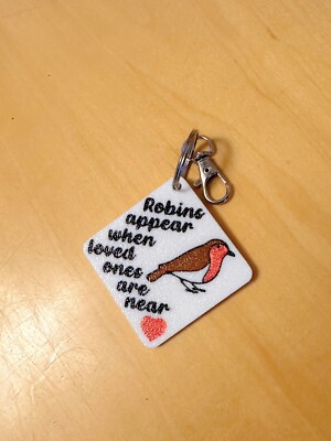 Robin Keyring - 3D Printed - New Keychain Robin’s Appear Loved Ones ...