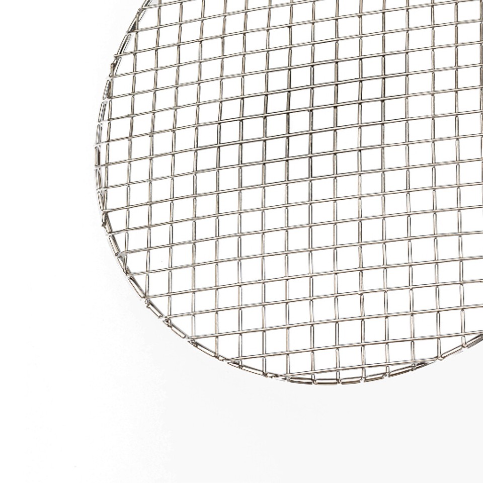 16" Round Barbecue Grill Net Stainless Steel Mesh Rack Grid Grate Steam ...