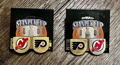 2000 Stanley Cup Philadelphia Flyers vs New Jersey Devils PIN NHL *NEW ...