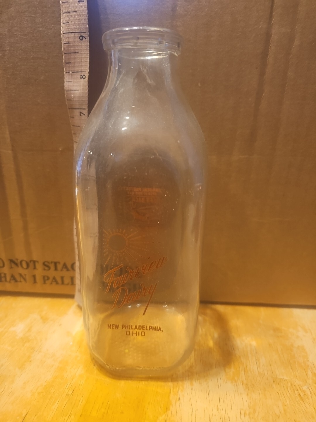 Fairview Dairy Milk Bottle New Philadelphia, Ohio | eBay