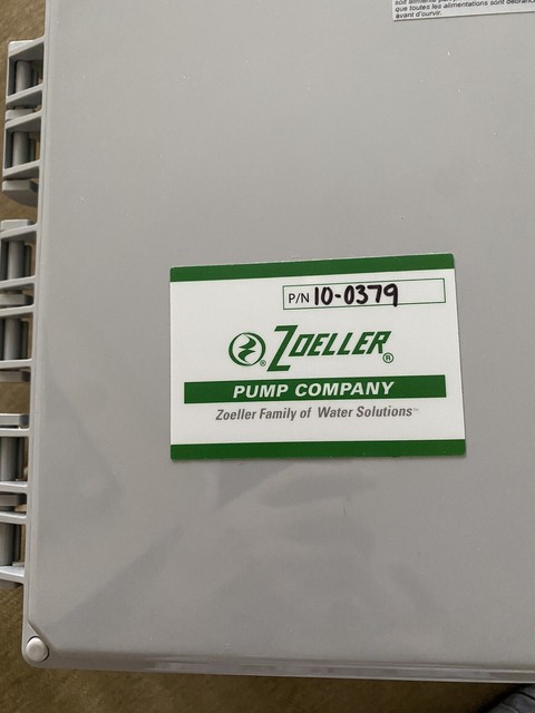 Zoeller 10-0379 208/240VAC Control Panel for sale online | eBay