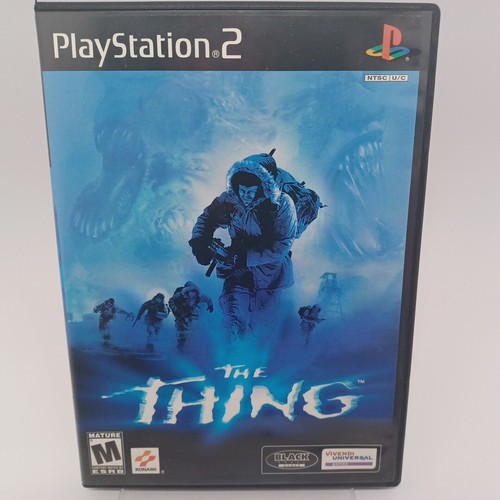 THE THING (PS2 Sony PlayStation 2, 2002) COMPLETE IN BOX BLACK LABEL ...