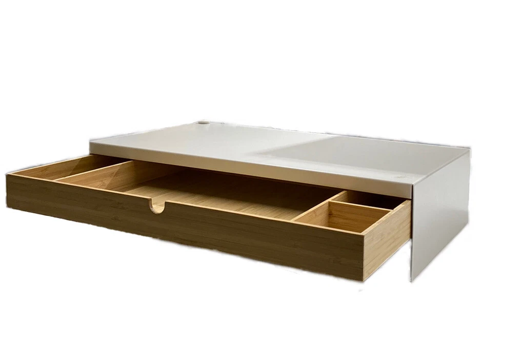 IKEA ELLOVEN Ergonomic Monitor Stand/Riser With Drawer