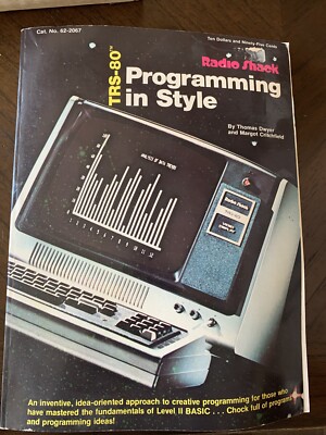 TRS-80 Programming in Style--Cat.No 62-2067- Please Look At Pictures ...
