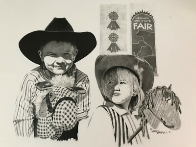 Western Art / Children "My Heroes Have Always Been Cowboys " print by ...