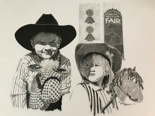 Western Art / Children "My Heroes Have Always Been Cowboys " print by ...