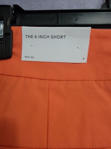 NWT Ann Taylor Factory The 6 Inch Short Size 8 Orange Mid Rise | eBay