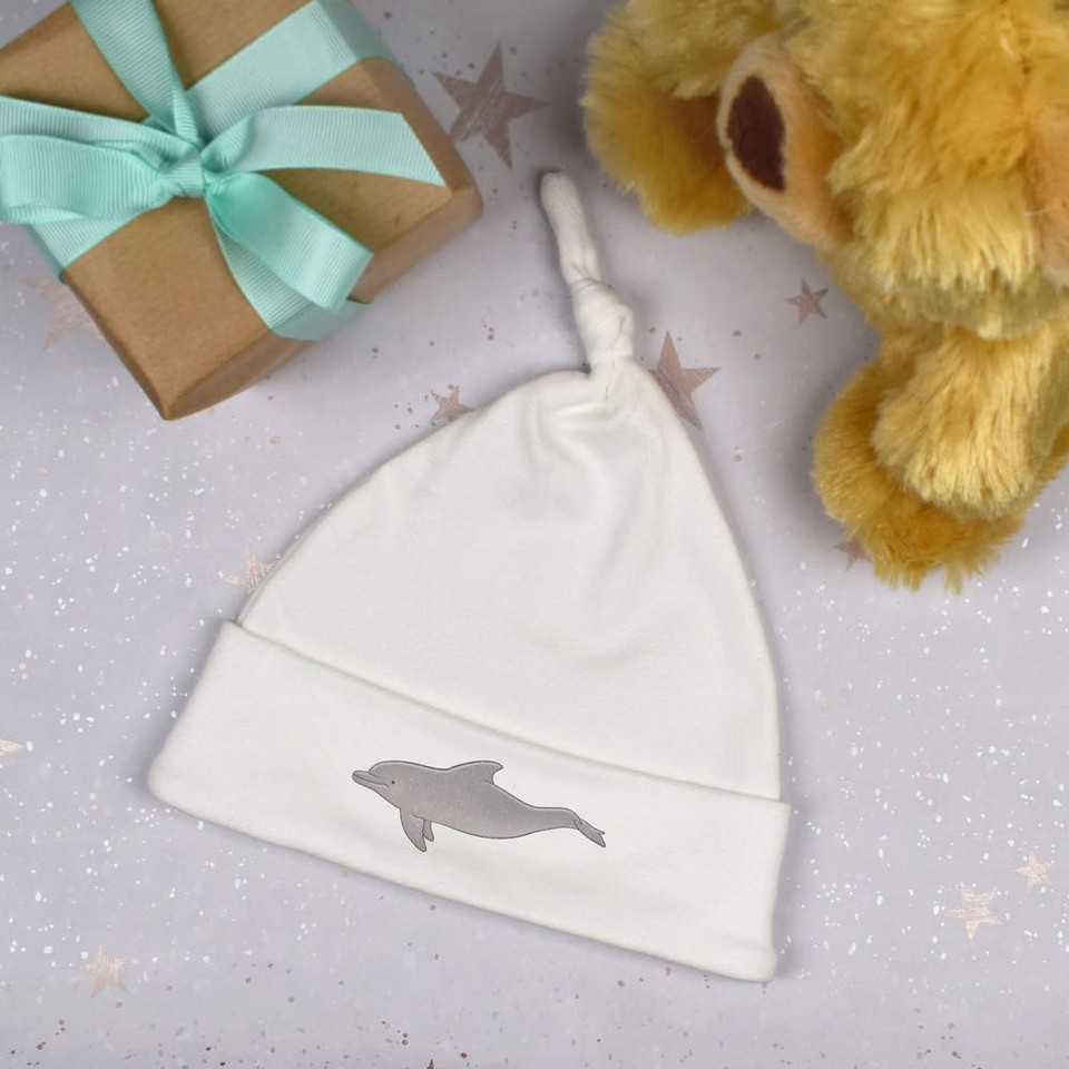 'Dolphin' Baby Beanie Hat (BH00008061) | eBay UK