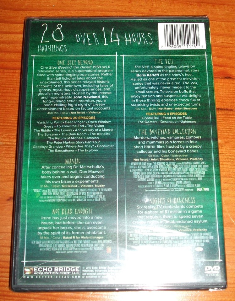 SEALED HORROR DVD LOT - THE CROW *CLOVERFIELD *PROM NIGHT *WRONG TURN ...